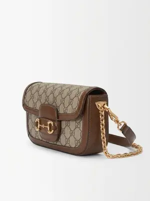 Gucci Mini Horsebit 1955 Chained Shoulder Bag - Multicolor