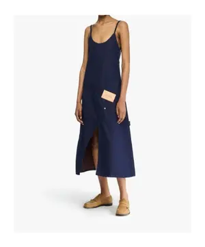 J.W.ANDERSON Denim Panelled Midi Dress
