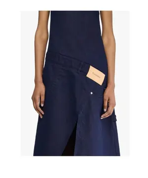 J.W.ANDERSON Denim Panelled Midi Dress