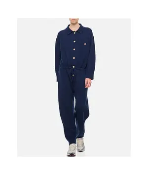 BARRIE Long-sleeved Front-button Jumpsuit