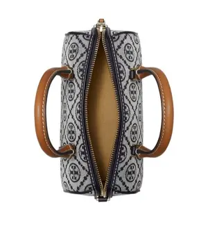 Tory Burch T Monogram Zipped Mini Barrel Bag
