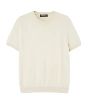 LORO PIANA Loro Piana Ice Wish Crewneck Knitted Top