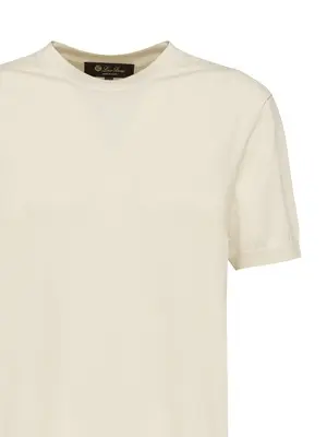 Loro Piana Ice Wish Crewneck Knitted Top
