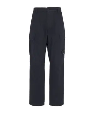 C.P. COMPANY Sateen Cargo Pants - Black