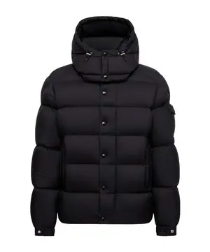Moncler Maya Hooded Puffer Jacket - Black