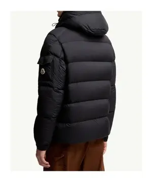 Moncler Maya Hooded Puffer Jacket - Black