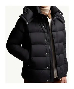 Moncler Maya Hooded Puffer Jacket - Black