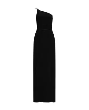 Ralph Lauren Embellished One-shoulder Maxi Dress