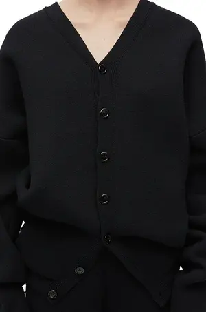 Loewe Wool Blend Draped Cardigan