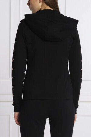 EA7 Logo Zip-up Hooded Casual Jacket