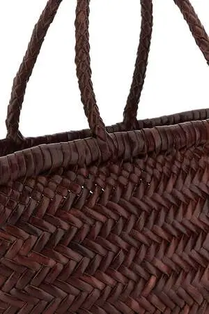 Dragon Diffusion Flat Gora Mini Tote Bag - Brown