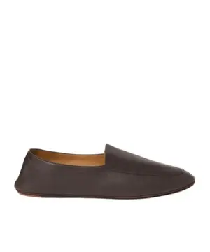 Loro Piana Round Toe Loafers For Men
