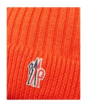 Moncler Down-filled Wool Beanie - Red