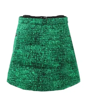 Moncler X Jw Anderson Padded Drawstring Mini Skirt - Green