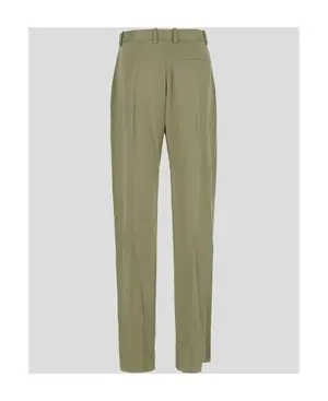 Bottega Veneta High Waist Satin Trousers