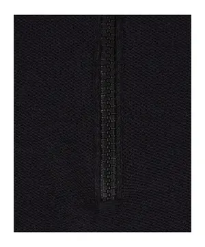 Stone Island Logo Patch Half-zip Jumper - Black