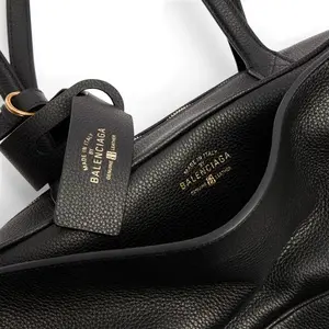 Balenciaga Carrie Small Bowling Bag - Black
