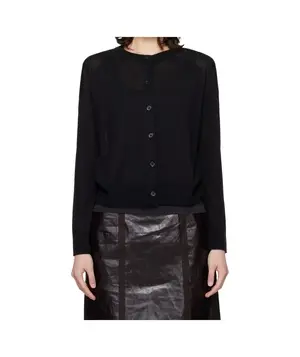 Loulou De Saison Rib-knit Cardigan With Button Closure