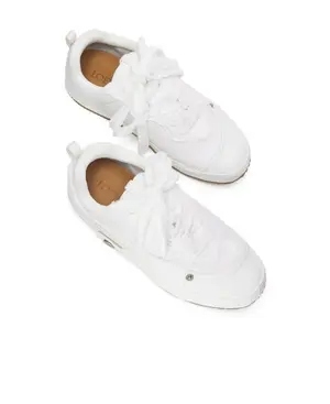 Loewe Deconstructed Denim Patchwork Sneakers