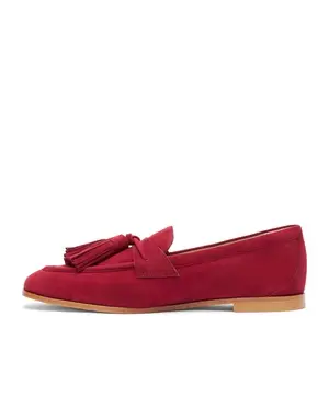 STUART WEITZMAN Lindi Tassel Loafers - Red