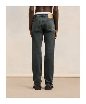 AMI Paris Logo Patch Jeans - Black