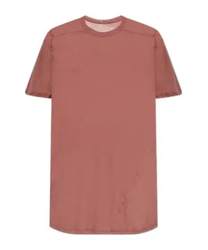 Rick Owens Short Sleeve Crewneck T-shirt - Red