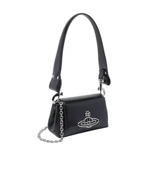 VIVIENNE WESTWOOD Hazel Small Shoulder Bag - Black