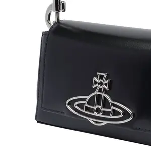 VIVIENNE WESTWOOD Hazel Small Shoulder Bag - Black