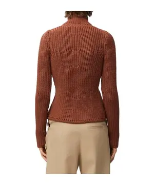 Loewe Technical Knit Jacket With Ribbed Collar