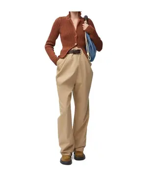 Loewe Technical Knit Jacket With Ribbed Collar