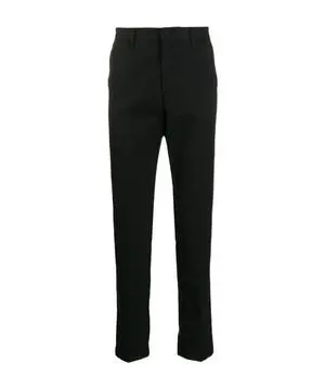 Hugo Boss Straight-leg Stretch-cotton Trousers