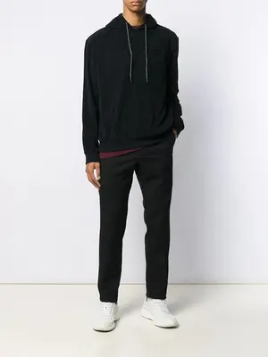 Hugo Boss Straight-leg Stretch-cotton Trousers