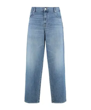 7 For All Mankind Mid-rise Straight-leg Jeans
