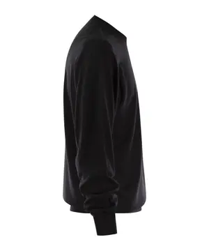 Fedeli Crew Neck Sweater - Black