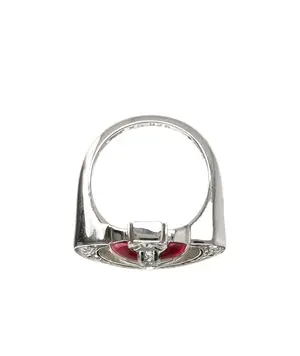 VIVIENNE WESTWOOD Diamante Embellished Heart Ring