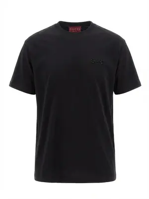Gucci Horsebit Embroidery Jersey T-shirt