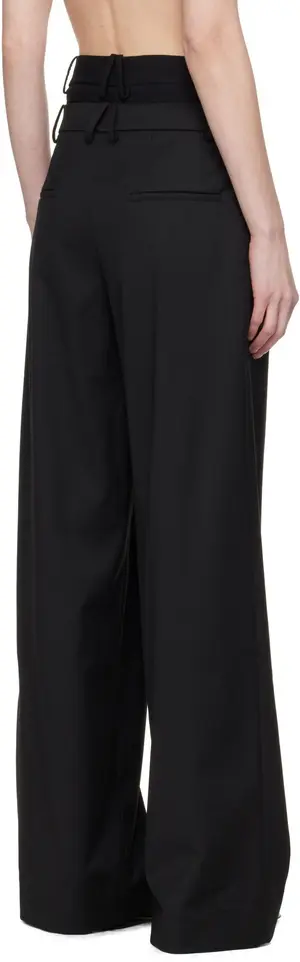 16Arlington Layered Pleated Wide-leg Pants