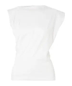 AGOLDE Beth Draped T-shirt