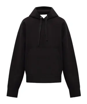 AMI Paris Drop Shoulder Drawstring Hoodie