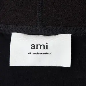 AMI Paris Drop Shoulder Drawstring Hoodie