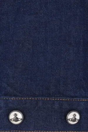 VIVIENNE WESTWOOD Cropped Marlene Jacket - Indigo