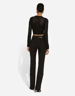 Dolce & Gabbana Dg Jacquard Cropped Top