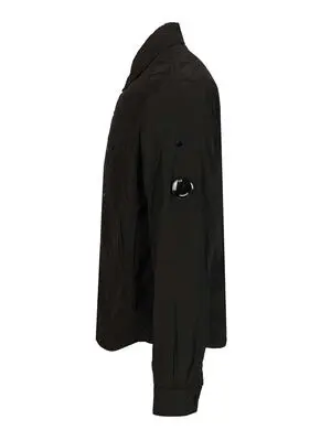 C.P. COMPANY Chrome R Padded Overshirt Jacket - Black