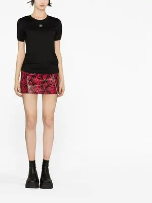 Dolce & Gabbana Logo Plaque Crewneck T-shirt - No