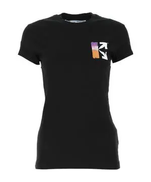 Off-White Gradient Arrows Logo T-shirt - Black