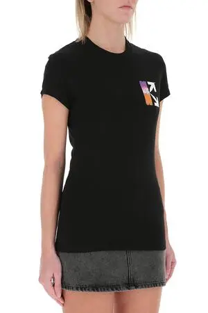 Off-White Gradient Arrows Logo T-shirt - Black