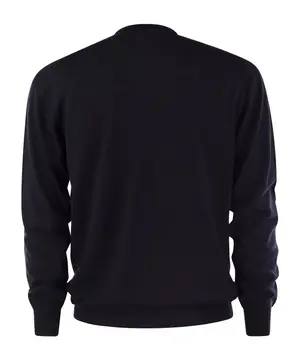 Fedeli Crew Neck Sweater - Black
