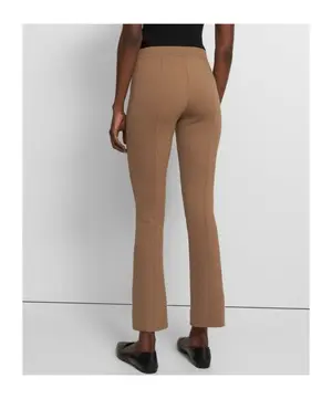 Theory Elastic Waist Flared Casual Pants