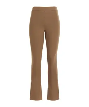 Theory Elastic Waist Flared Casual Pants - No