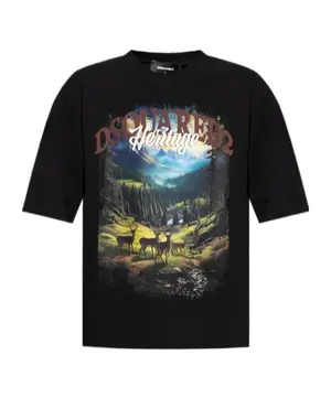 Dsquared2 Printed Short Sleeved T-shirt